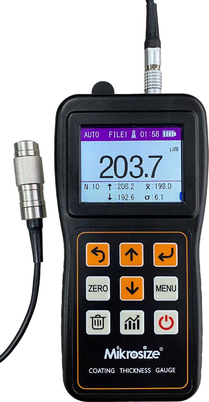 iCoat-200 Coating Thickness Gauge - Mikrosize Measuring and Testing ...